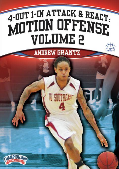 4-Out 1-In Attack & React Motion Offense, Volume 2 - Basketball ...