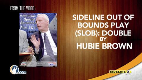 Sideline Out of Bounds Play (SLOB): Double with Hubie Brown ...