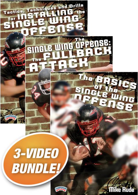 The Single Wing 3 Pack - Football -- Championship Productions, Inc.