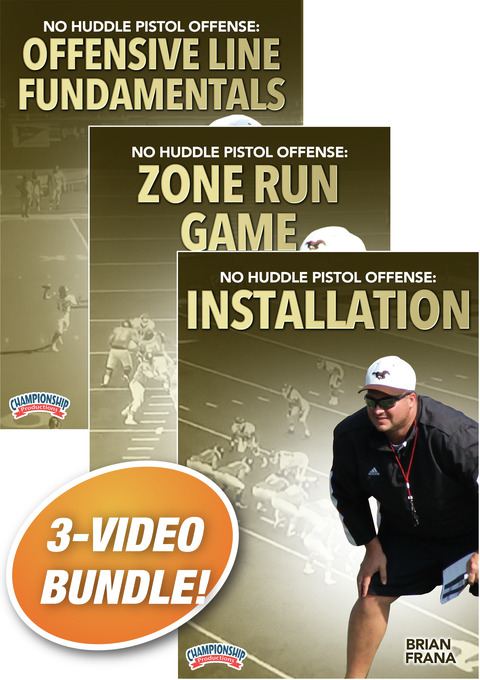 Brian Frana's No Huddle Pistol Offense 3-Pack - Football ...