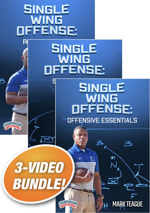 Mark Teague Single Wing Offense 3-Pack - Football -- Championship ...