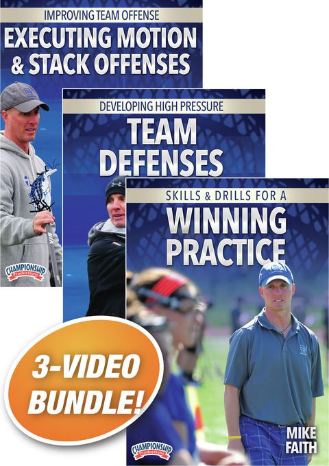 Mike Faith's Coaching Lacrosse 3-Pack - Lacrosse -- Championship ...