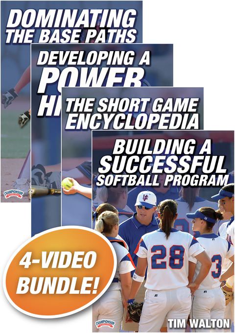 Tim Walton 4-Pack - Softball -- Championship Productions, Inc.