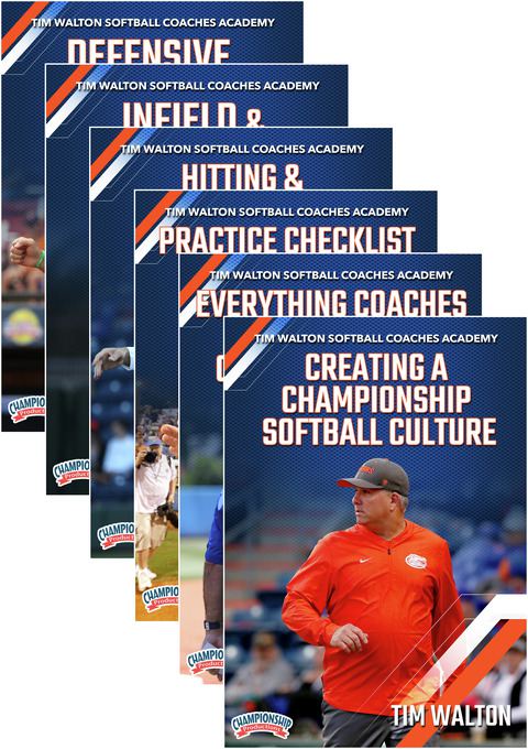 Tim Walton Softball Coaches Academy Bundle - Softball -- Championship ...
