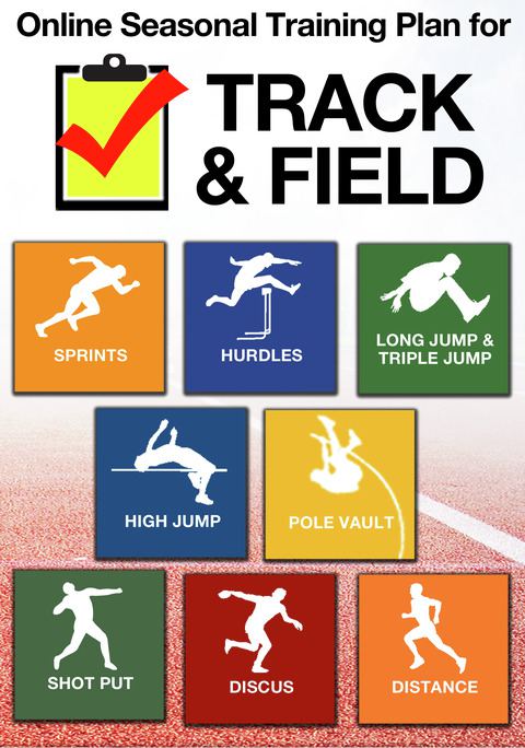 Girl's Track and Field Seasonal Plan & Video Journal Series - Track ...