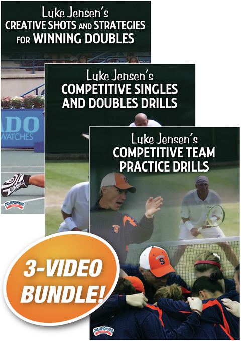 Luke Jensen's Coaching Tennis 3-Pack - Tennis -- Championship ...