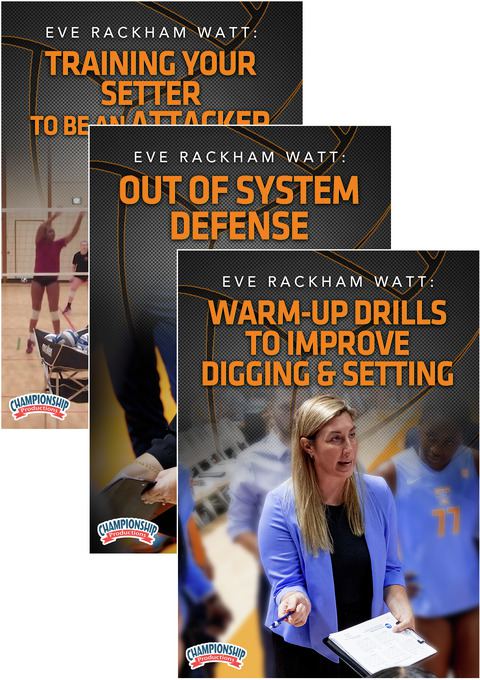 Eve Rackham Watt: Coaching Volleyball 3-Pack - Volleyball ...